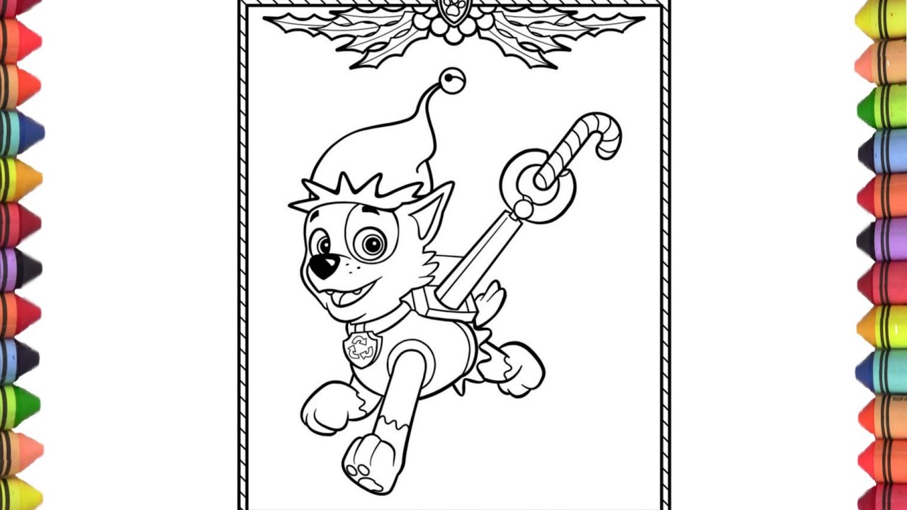 Paw patrol chase Christmas drawing, paw patrol toys, paw patrol song ...