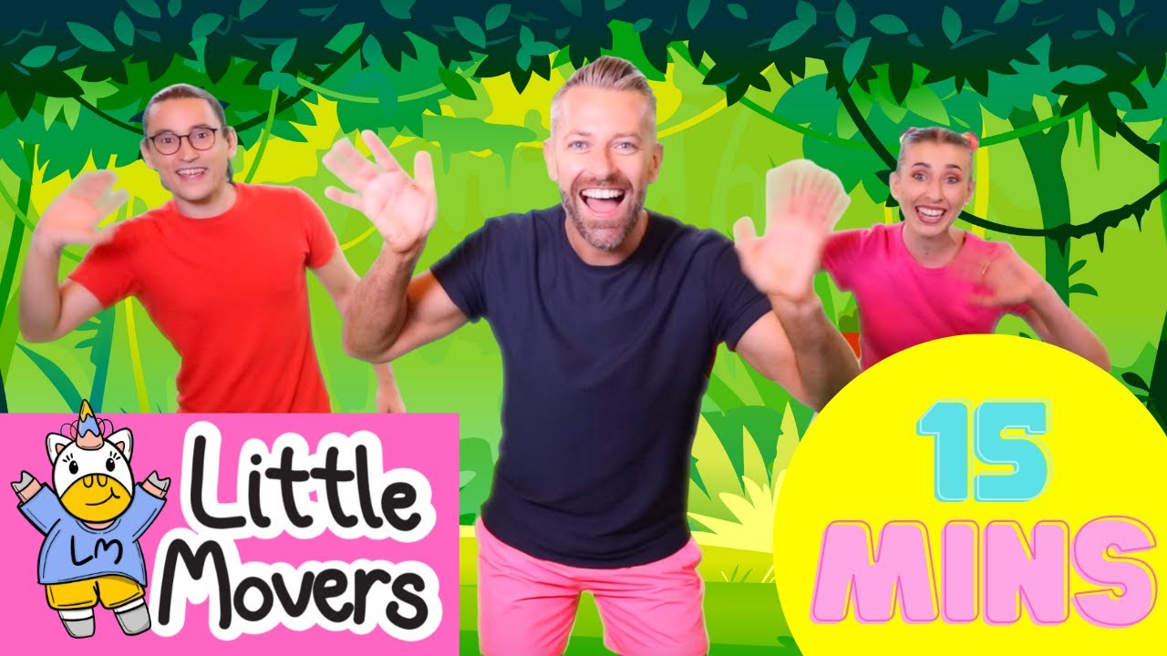 15 MINS dance along with props | Little Movers - YouTube