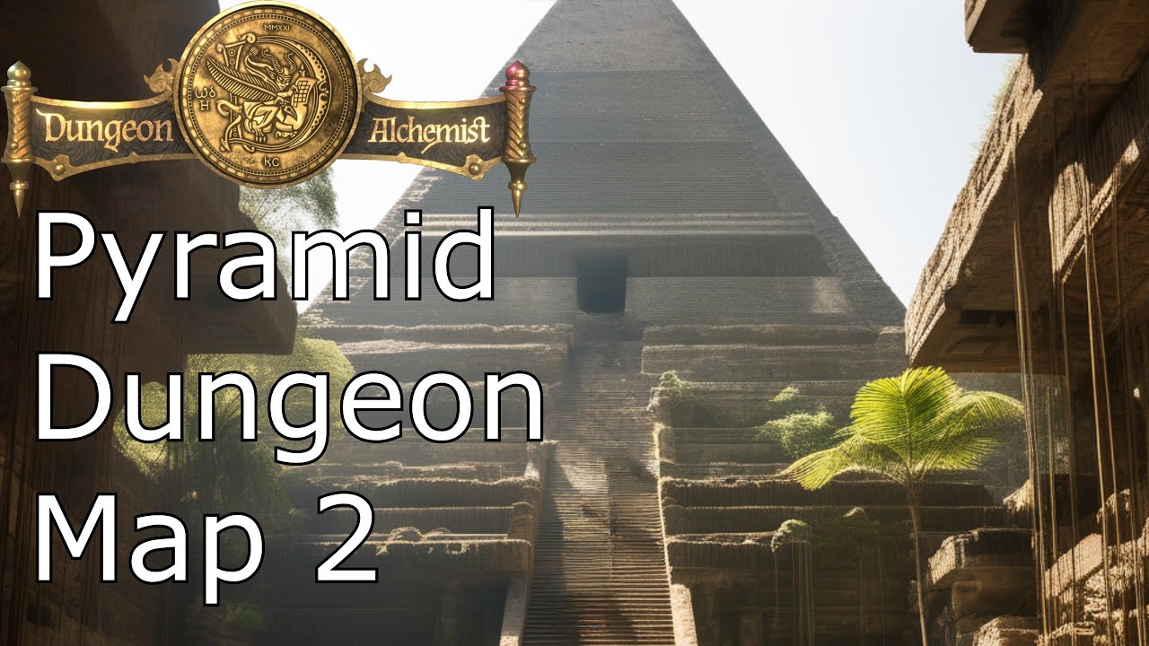 Dungeon Alchemist - Pyramid Dungeon 2nd Floor - TTRPG Battle Map | CMDR ...