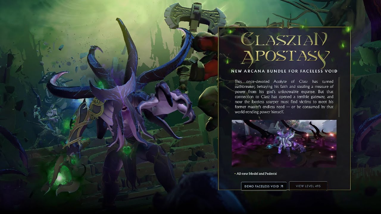 Faceless Void ARCANA Introduction - Dota 2 - YouTube