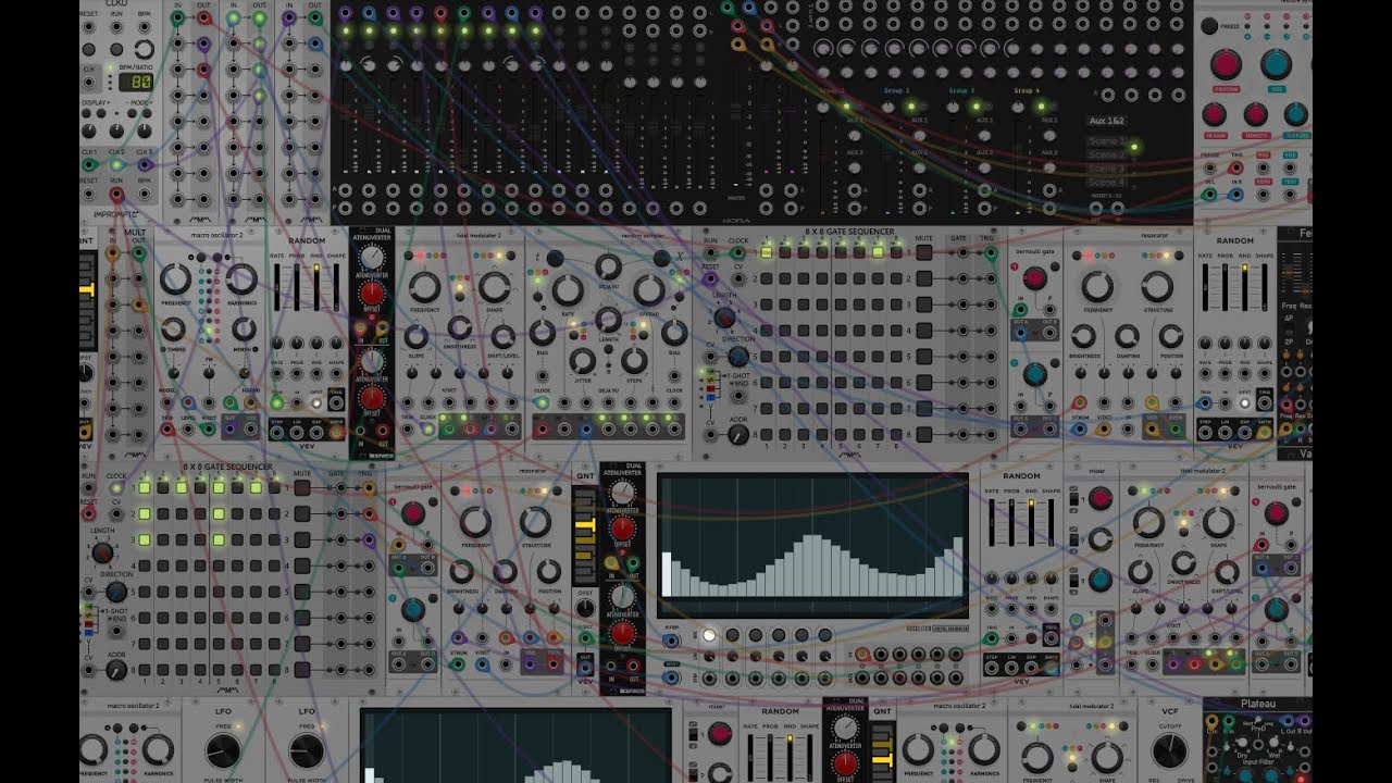 Modular Synthesizer Generative Music: Alpha 0.8 First Steps - YouTube
