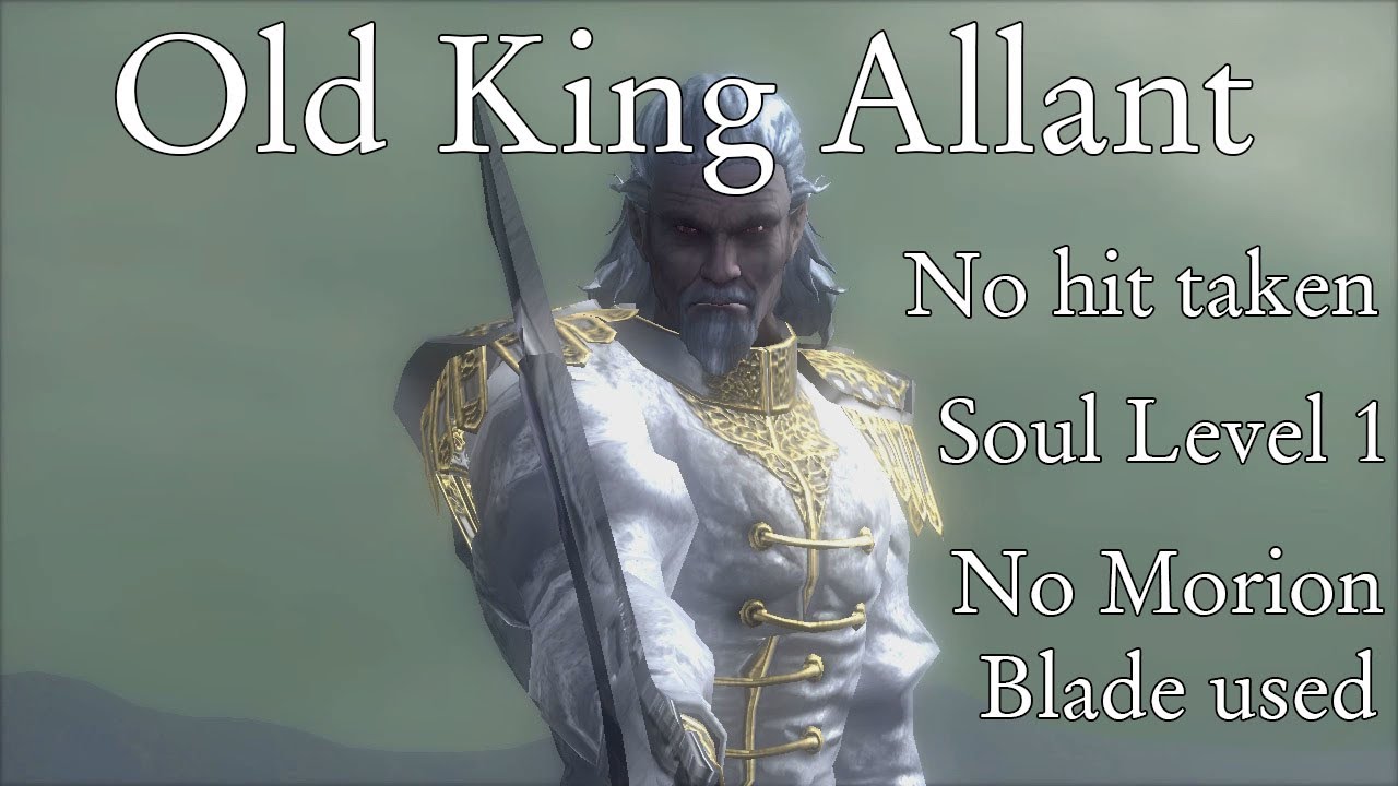 Demon's Souls : Old King Allant - Soul Level 1, Flawless - No Morion ...