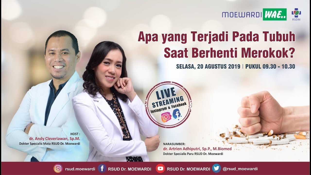 Apa yang terjadi Pada Tubuh Saat Berhenti Merokok | Moewardi WAE - YouTube