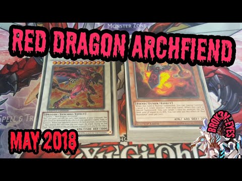 Red Dragon Archfiend Deck Profile May 2018 - YouTube