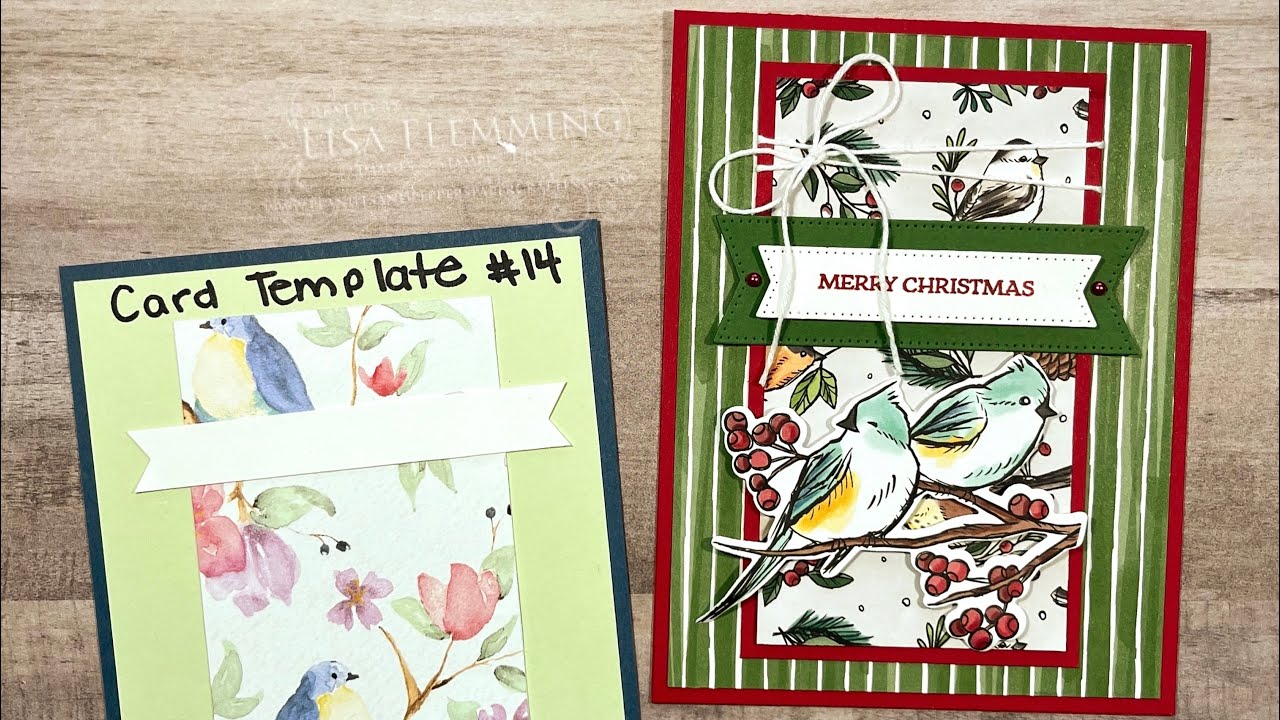 Template Tuesday - Stampin’ Up! Card Template #14 - YouTube