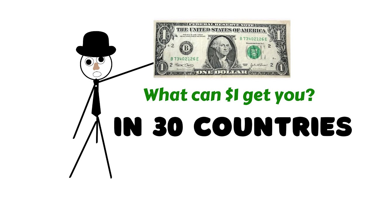 This Is What $1 Buys in 30 Different Countries - YouTube