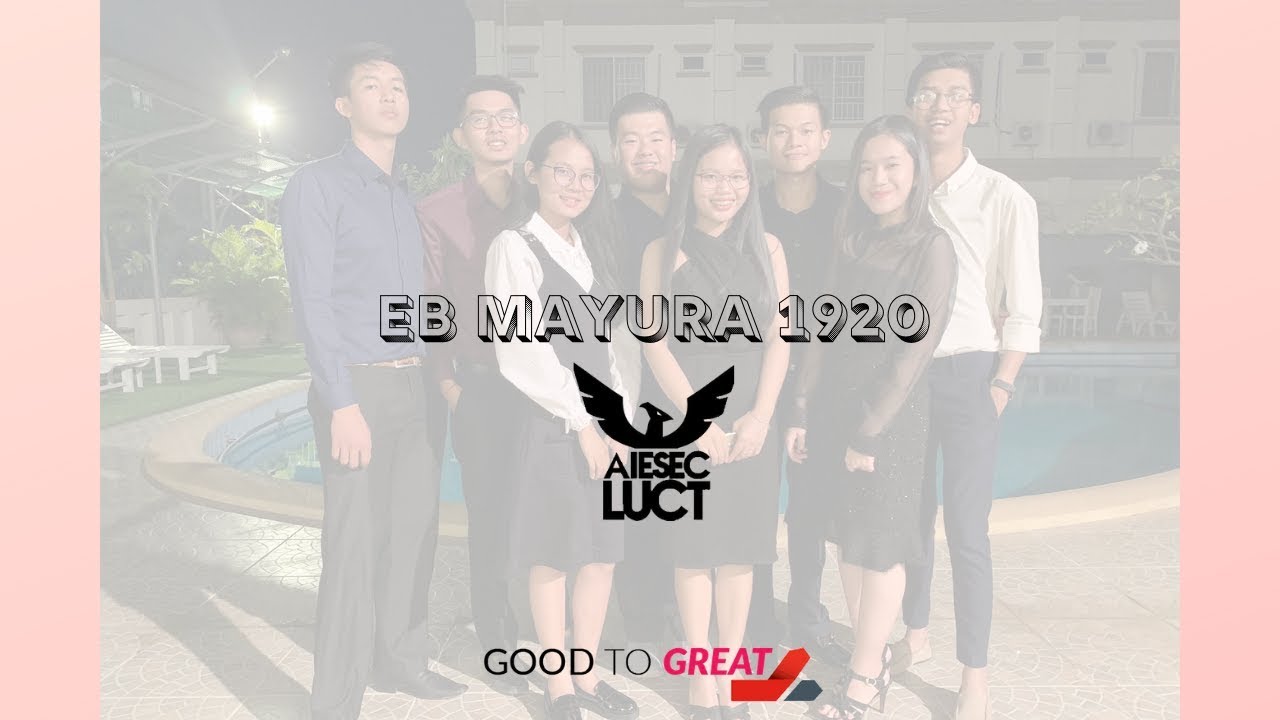 EB Mayura Introduction Video | AIESEC in LUCT Gen1920 - YouTube