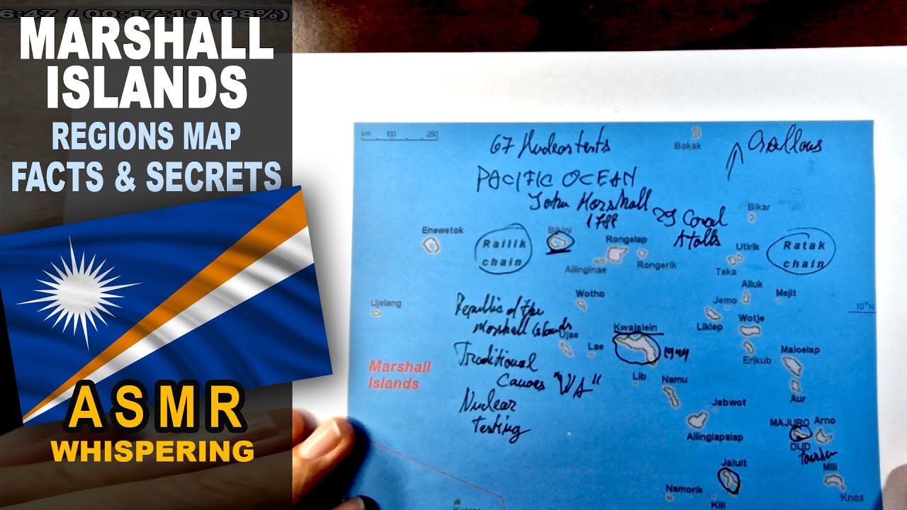 ASMR: MARSHALL Islands Map Outline | Key Facts and Highlights | ASMR ...