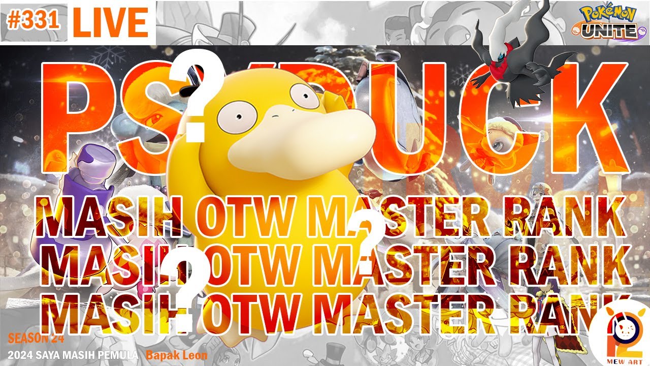 🔴[Live] Master Rank = Baru Mulai Permainan - Pokemon Unite Indonesia ...