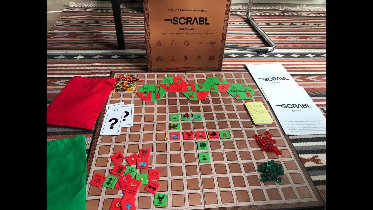 Logic Game Not-Scrabble: Game 1 Tutorial - YouTube