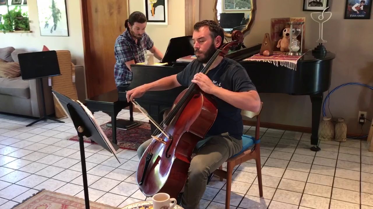 Debussy- Cello Sonata (clip) Charles Akert & Ian Scarfe - YouTube