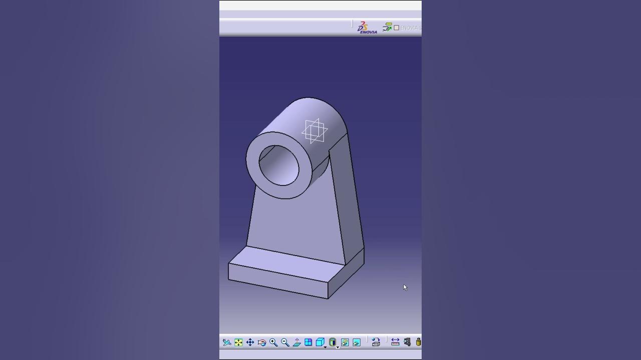 CATIA V5 Basic 3D Model - Exercise 2 | Beginner Tutorial #catia #3ddesign #cad #mechanicaldesign ...