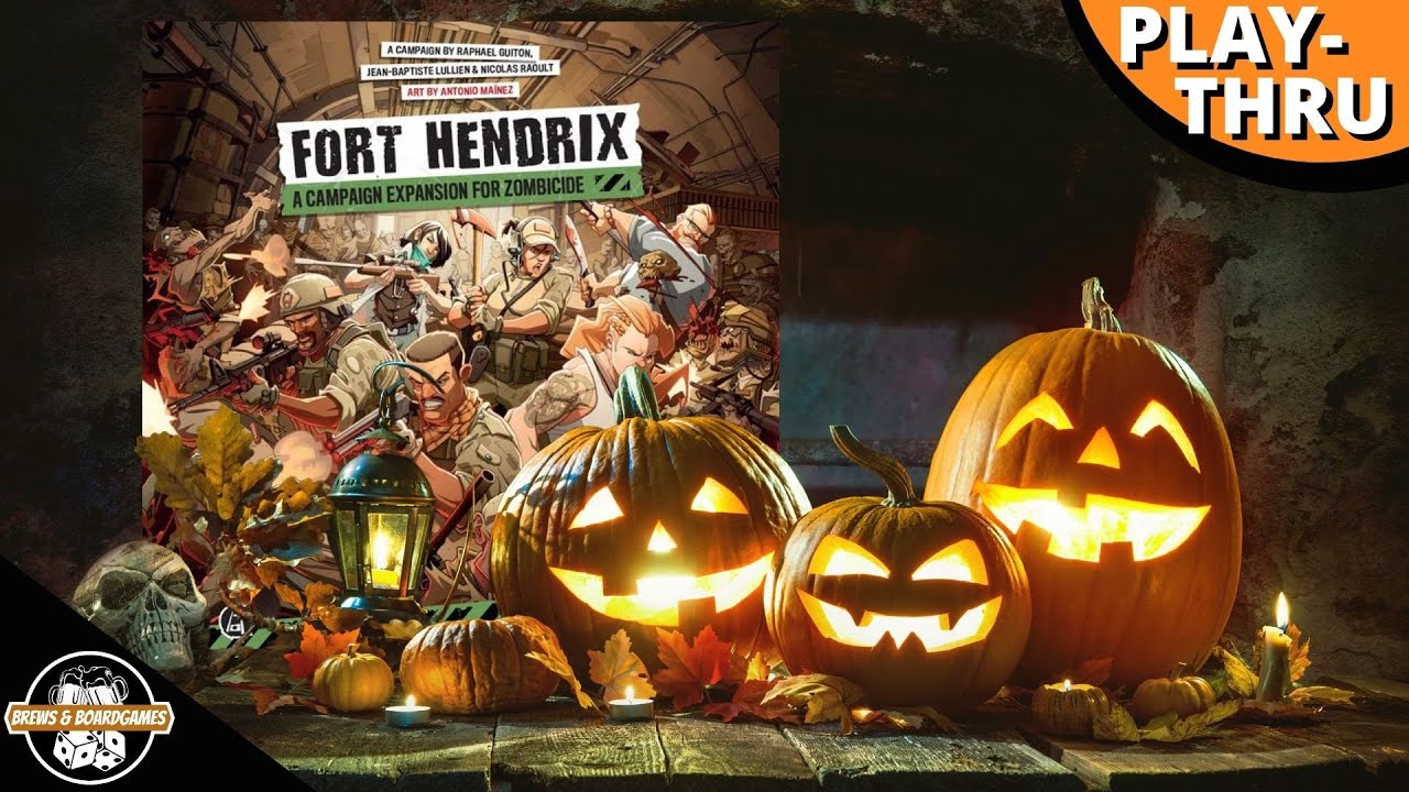 Zombicide 2nd Ed. Fort Hendrix - 2 Player Playthrough | M1 Gathering ...