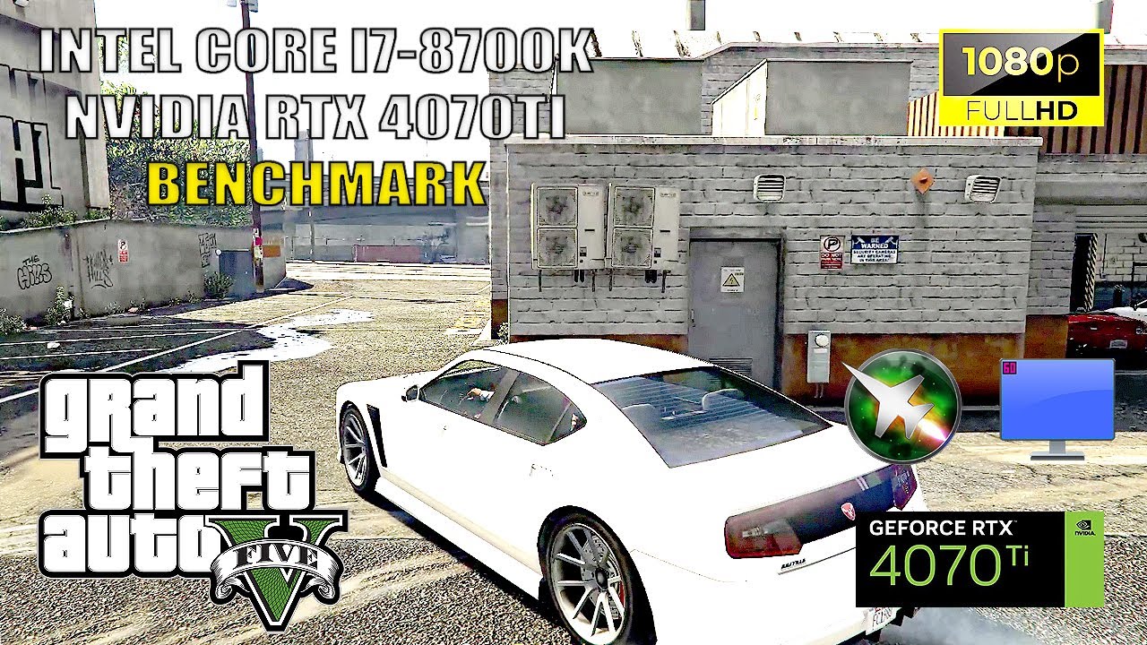 GTA V PC BENCHMARK - 1080p ULTRA SETTINGS | i7-8700K + RTX 4070TI - YouTube