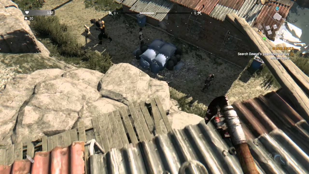 Crafting A New weapon And retrieving Excalibur in Dying light - YouTube