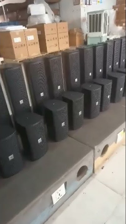 CVR PRO AUDIO Column line array speaker - YouTube