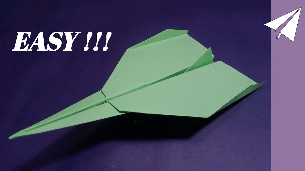 How to make EASY paper Airplanes that FLY FAR | @PAPER-AIRPLANE-LIBRARY ...