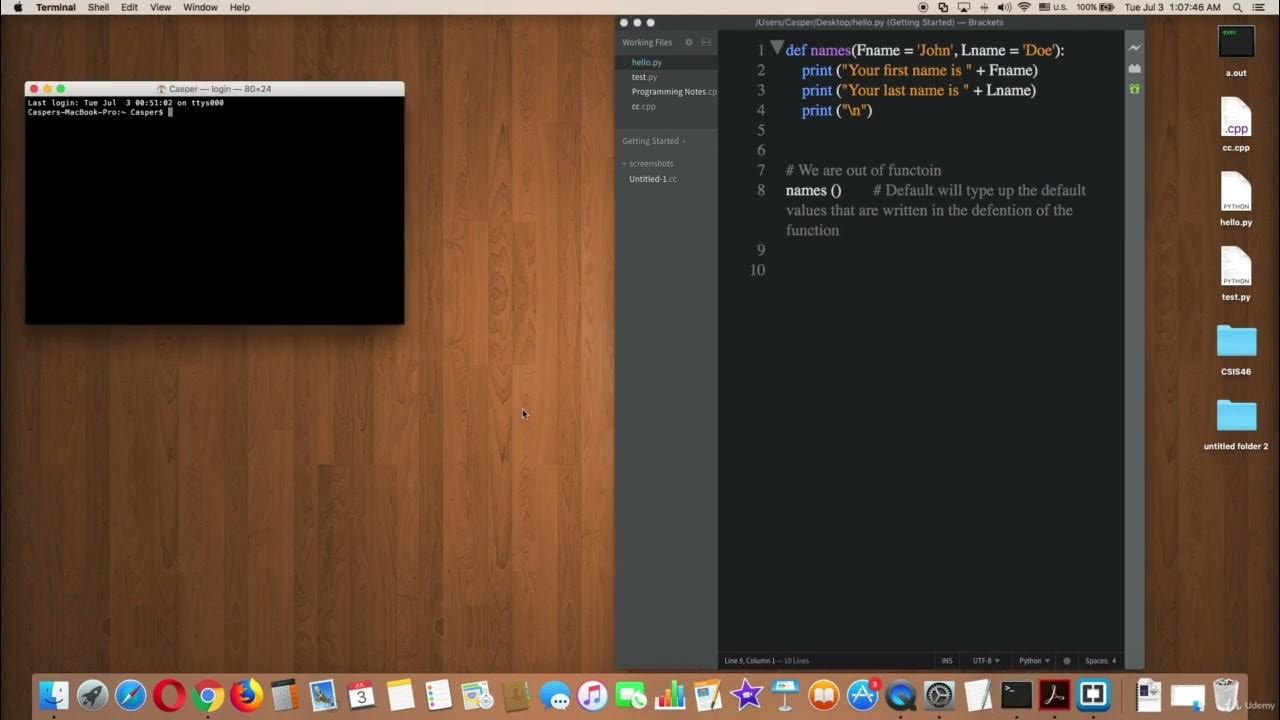 62 Default Values in Functions Python - YouTube