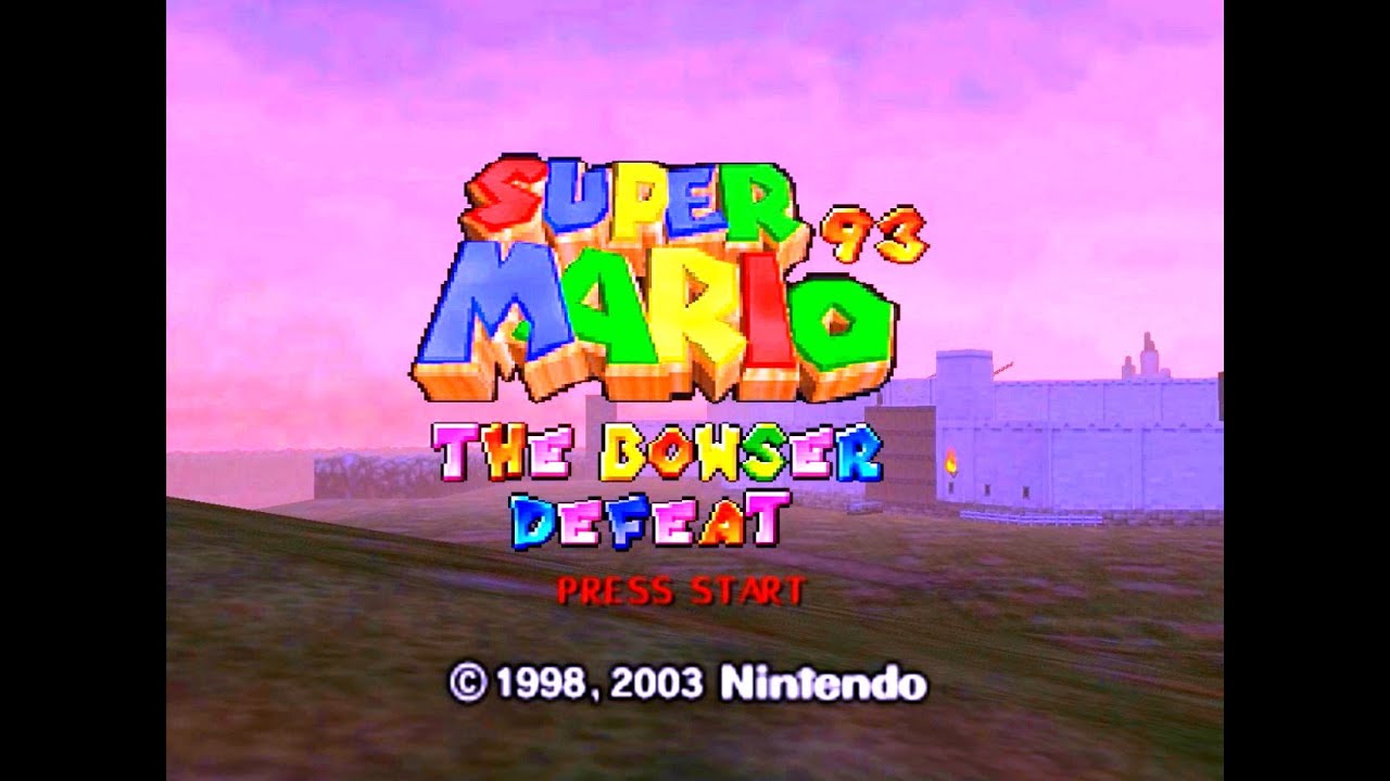 Super Mario 93 The Bowser Defeat N64/Nintendo 64 Gameplay (The 112 ...