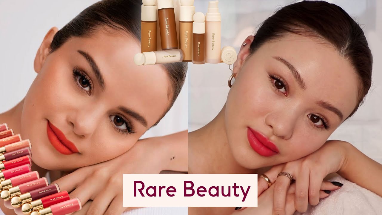 RARE BEAUTY! Full Face First Impressions - YouTube