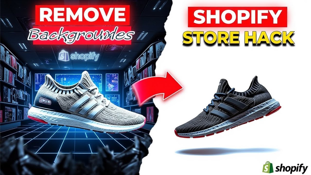 how to remove product image background on shopify store! - YouTube
