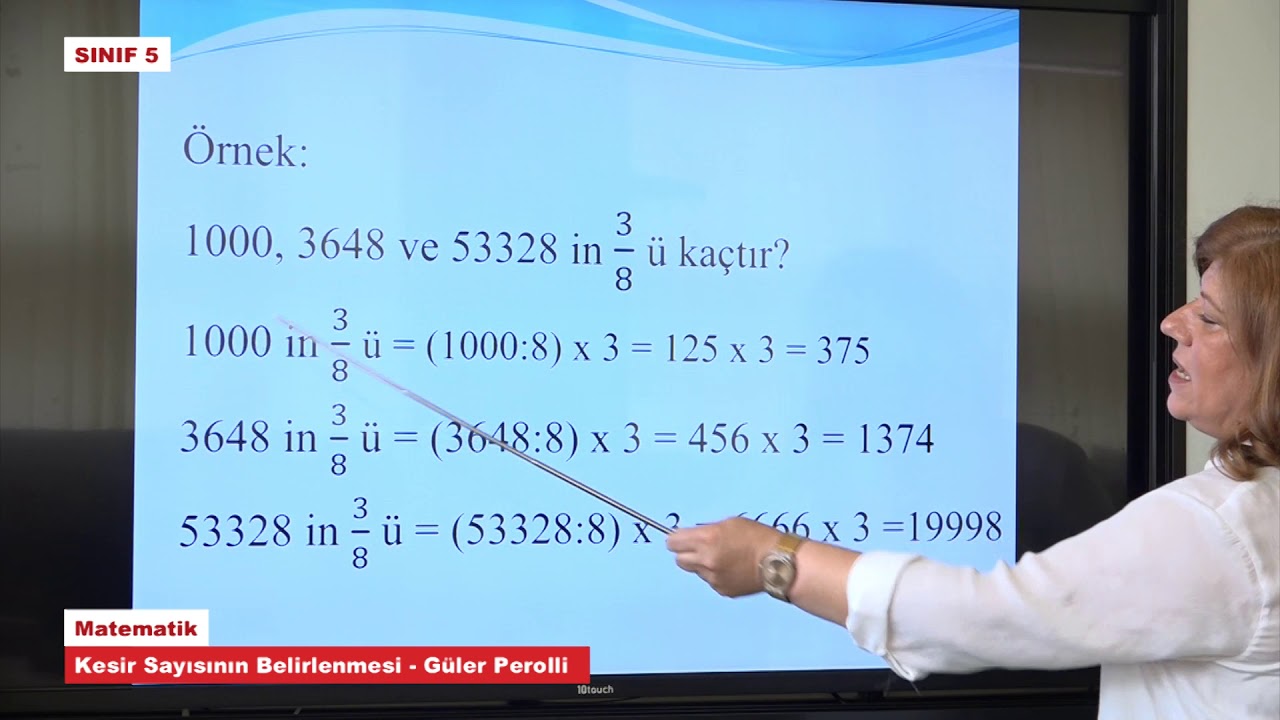T5564 Matematik Kesir Sayısının Belirlenmesi Güler Perolli - YouTube