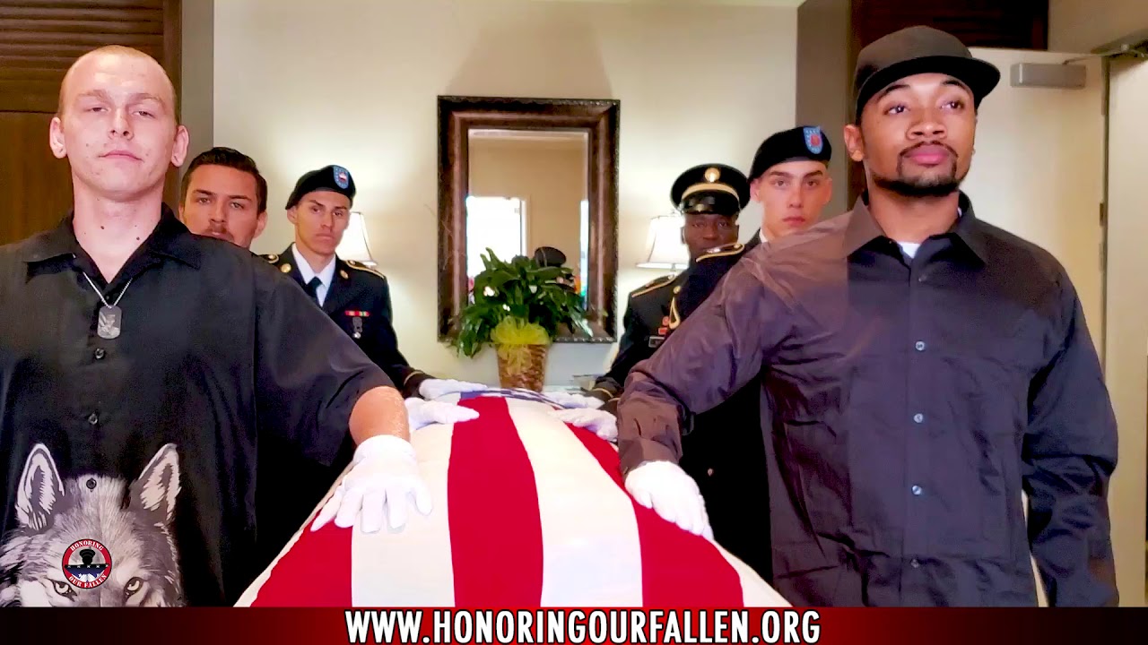 PV1 Alex Kariger final journey home and Military Honors - YouTube