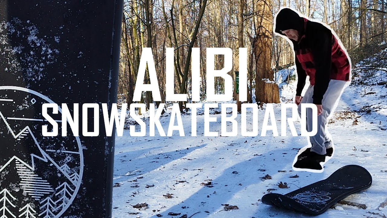 GÜNSTIGES SNOWSKATEBOARD 👍 ODER 👎 | ALIBI SNOWBOARDS REVIEW - YouTube