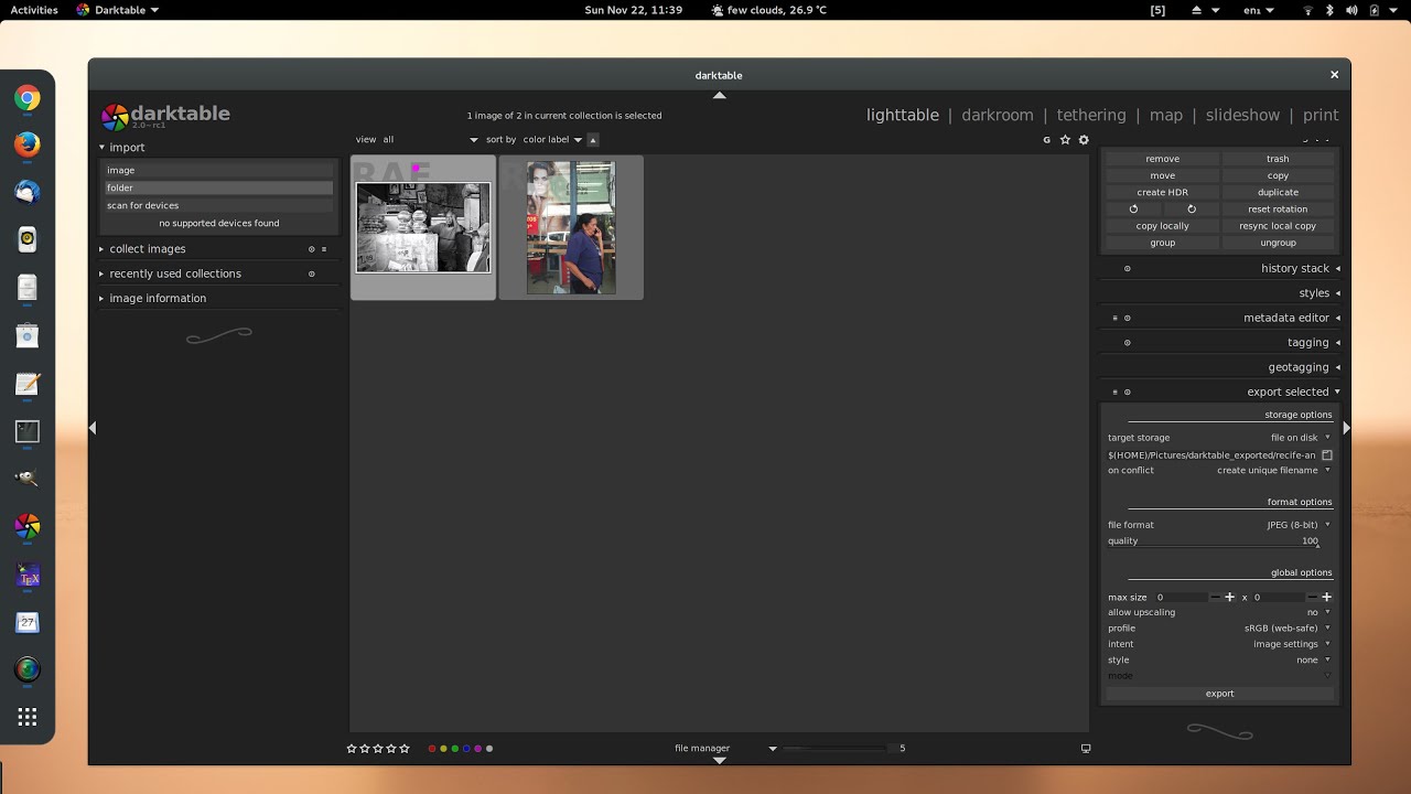 Street photos editing in Darktable - YouTube