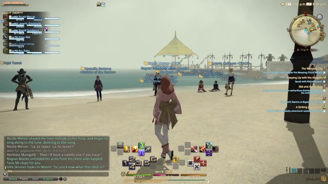 Rico's Moonfire Performance! [FFXIV RP] - YouTube