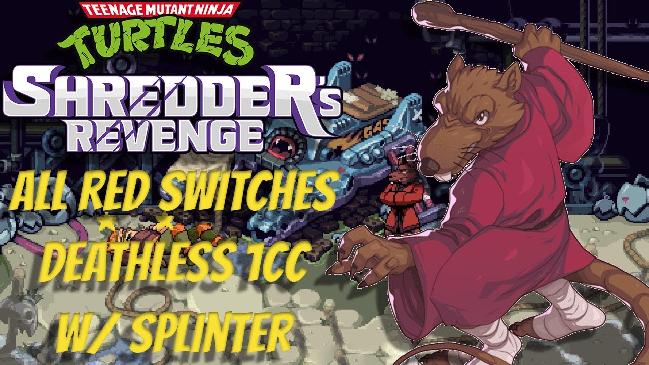 TMNT: Shredder's Revenge - All red dip switches deathless 1CC with ...