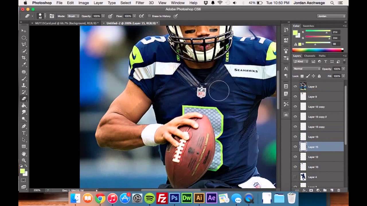 Madden 15 Custom Ultimate Card - Jersey Swapped Jimmy Graham - YouTube