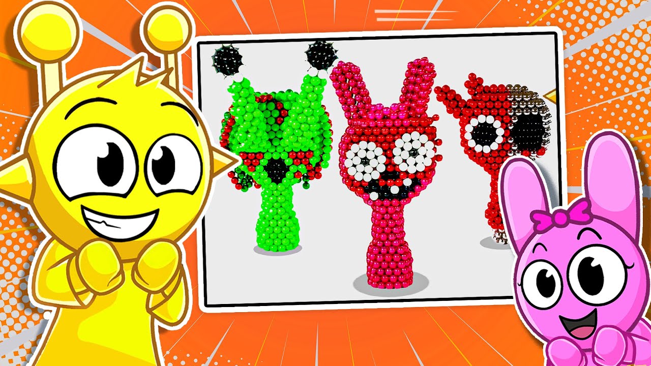 The Most SATISFYING SPRUNKI Magnet Art - YouTube