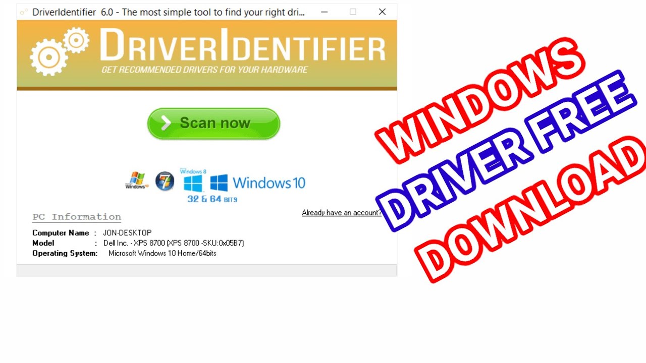 DRIVER IDENTIFIER FREE DOWNLOAD - YouTube