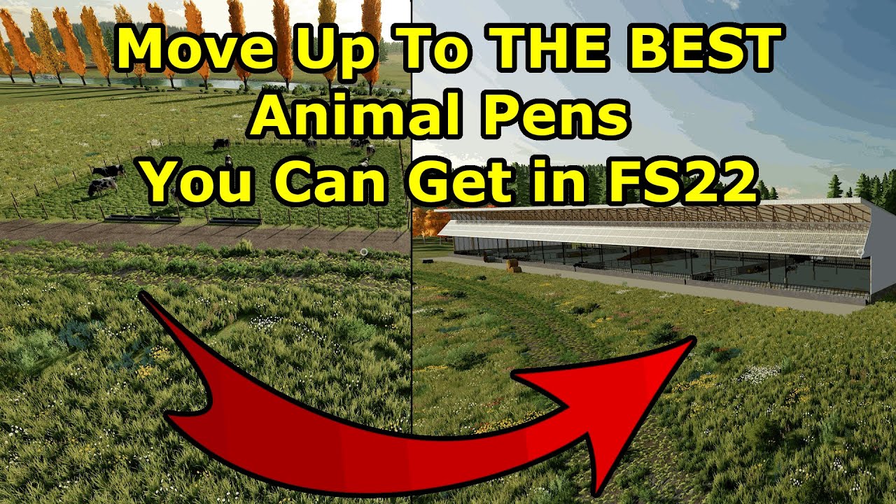 Top 5 Animal Pasture Mods in Farming Simulator 22 #farmingsimulator22 # ...