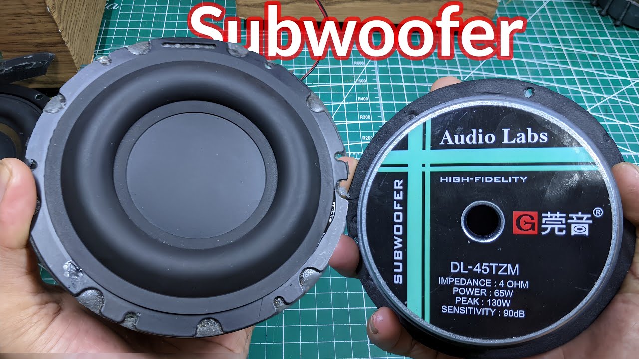 APPLE HOMEPOOD? REVIEW AUDIO LABS SPEAKER SUBWOOFER 4.5 INCH 4OHM 65W ...