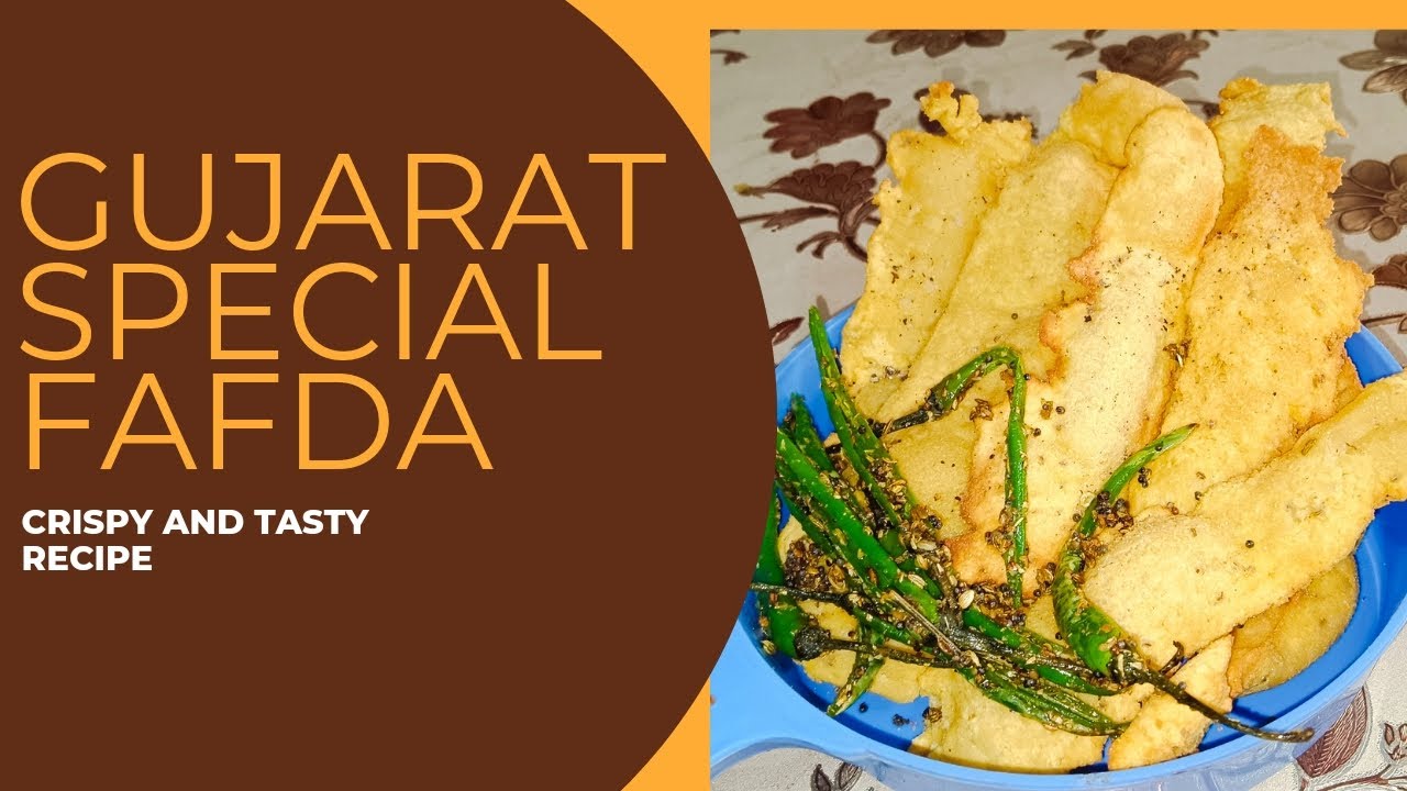Gujarat ka Famous Nashta Fafda with tikhi mirch|| Fafda Recipe Gujarat ...