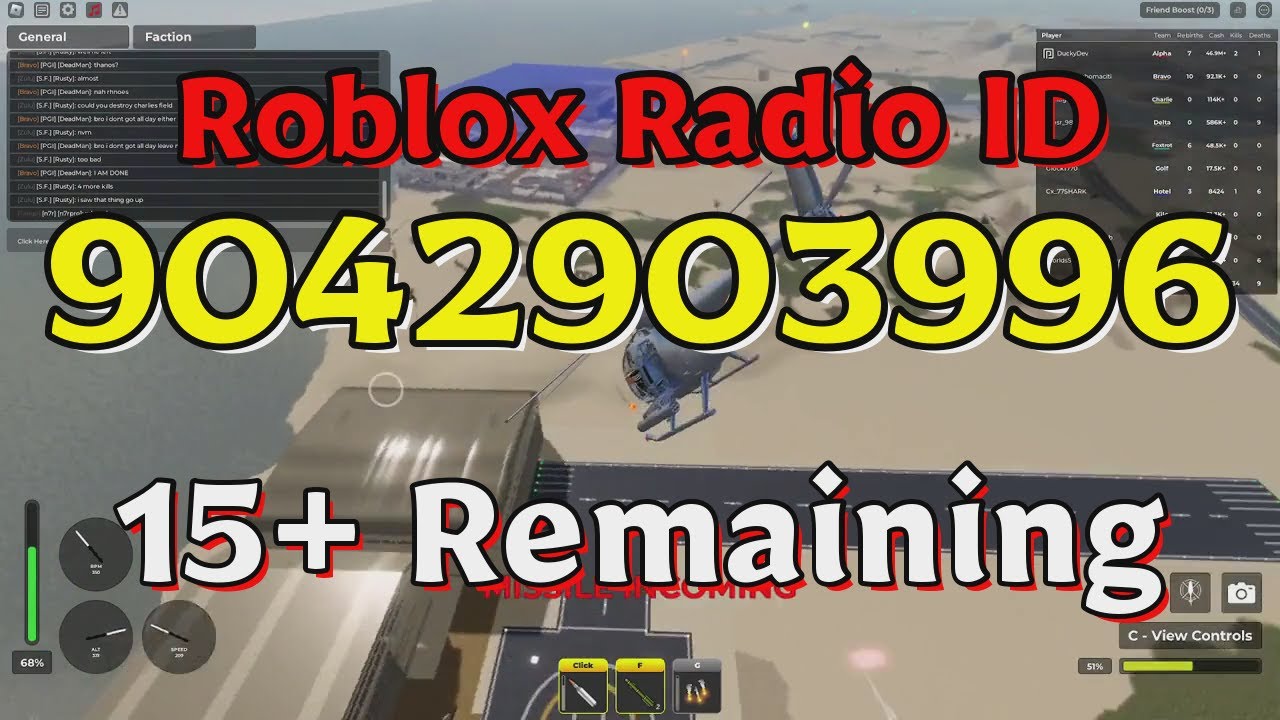 Remaining Roblox Radio Codes/IDs - YouTube