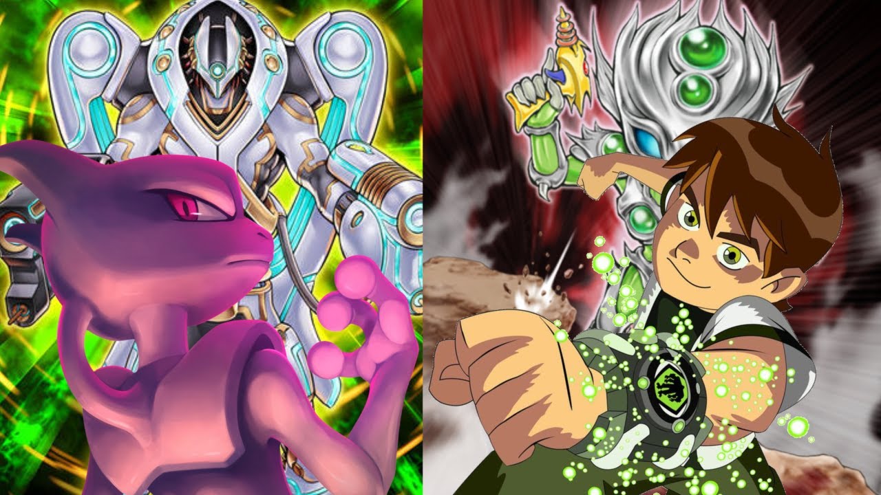 yugioh what if mewtwo dueled ben 10 - YouTube