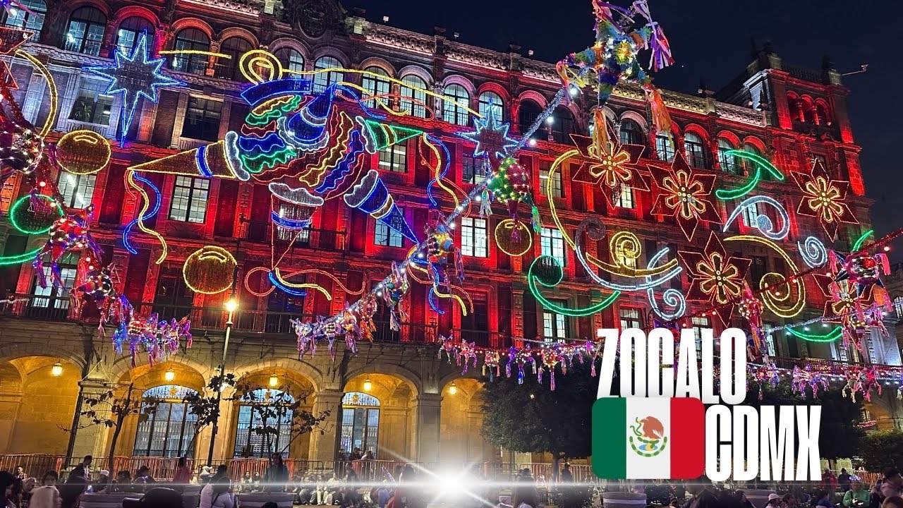 Zocalo, Mexico City Is Fully Decorated To Welcome Christmas & New Year ...