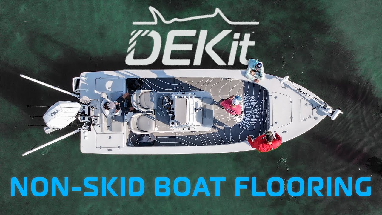 Does Your Boat Need DEKit?? Premium Non-Skid Boat Flooring - YouTube
