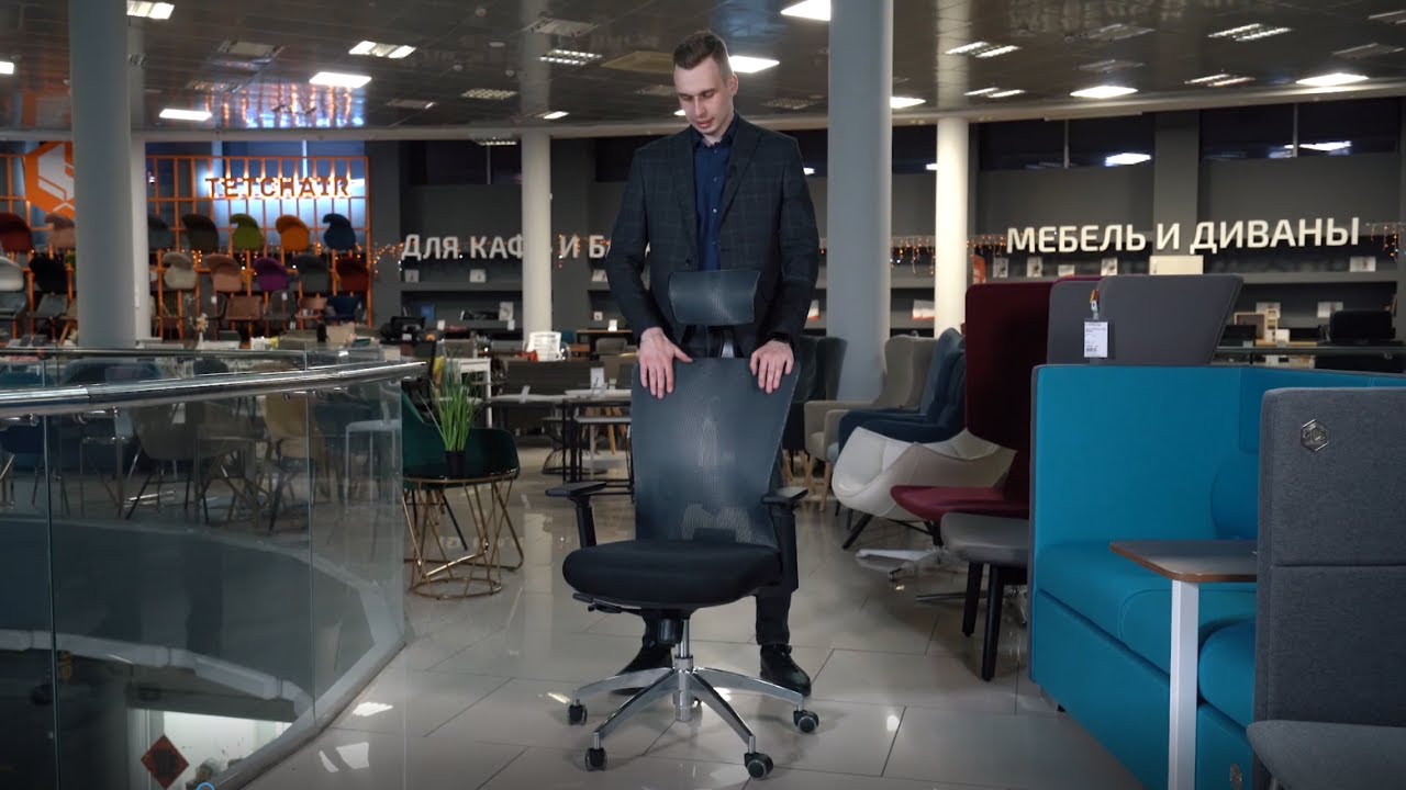 Обзор компьютерного кресла Everprof Polo - KingStyle.by - YouTube