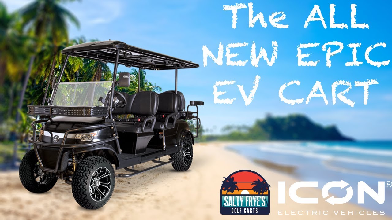 The EPIC cart by ICON | Street Legal Golf Cart (LSV) | Salty Fryes Golf ...