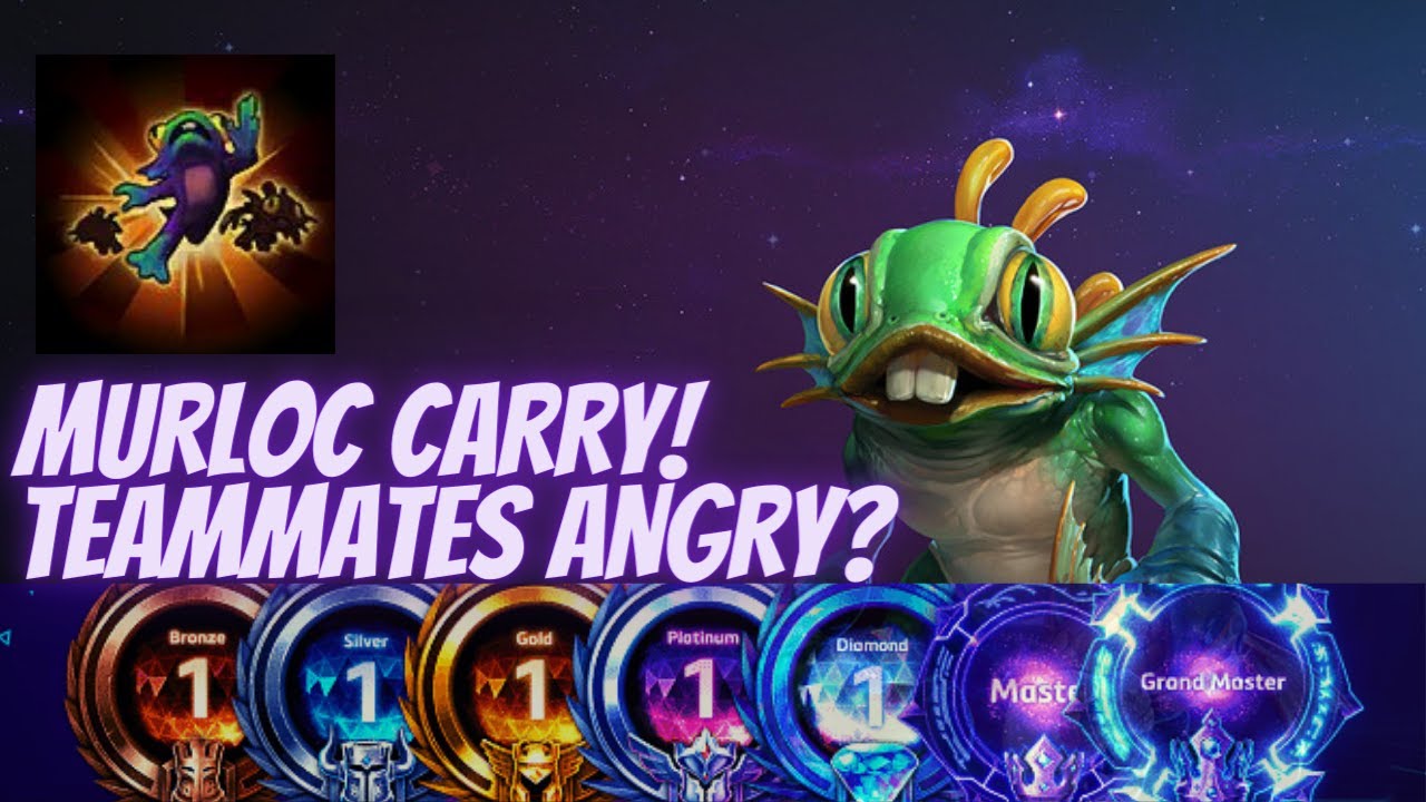 Murky March - MURLOC CARRY TEAMMATES ANGRY! - B2GM Season 5 (Silver 4 ...