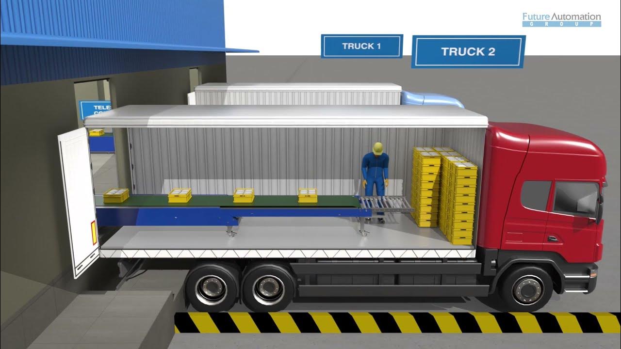 Crate handling Automation - YouTube