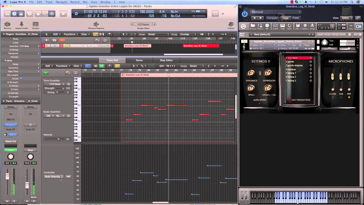 8Dio Agitato Grandiose Legato Divisi Violins - YouTube