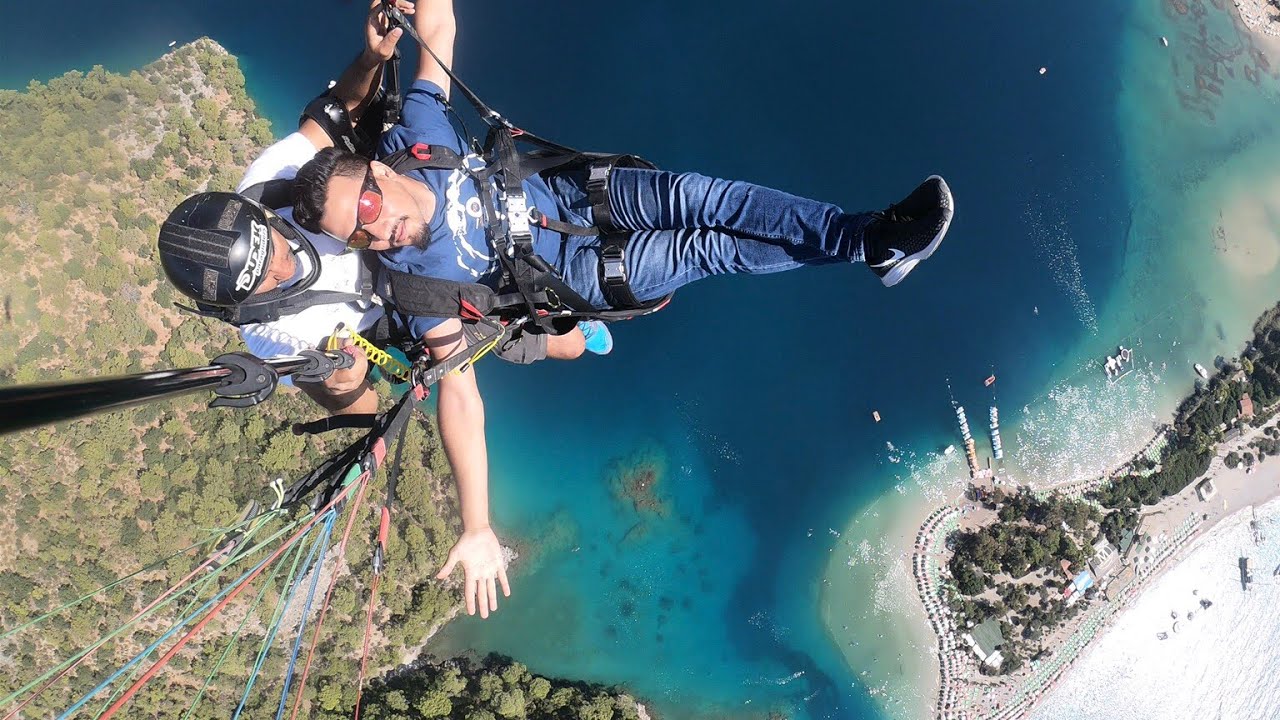 Fethiye - Paragliding death spin over 2000 meters - YouTube