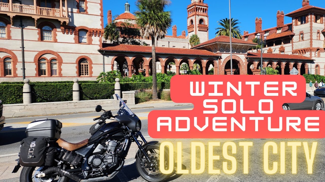 Motorcycle Winter Solo Adventure: St. Augustine - YouTube