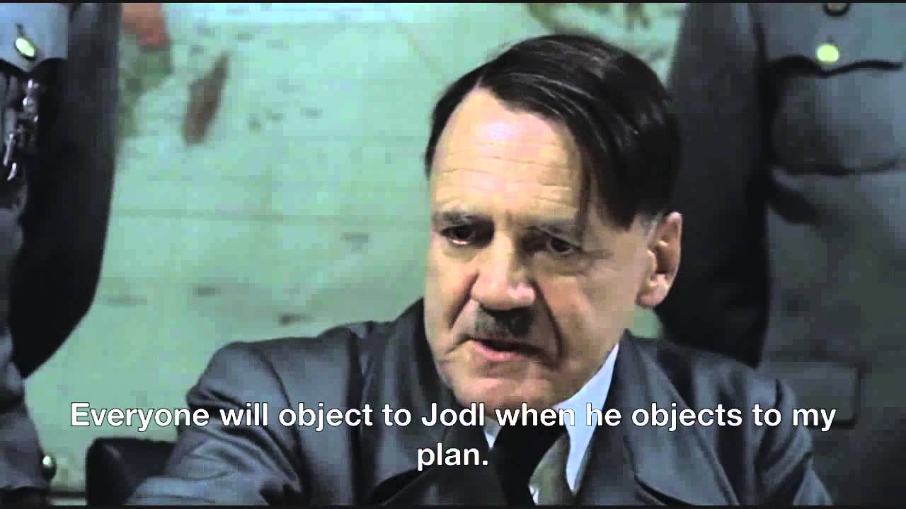 Hitler plans to get everyone to object to Jodl - YouTube