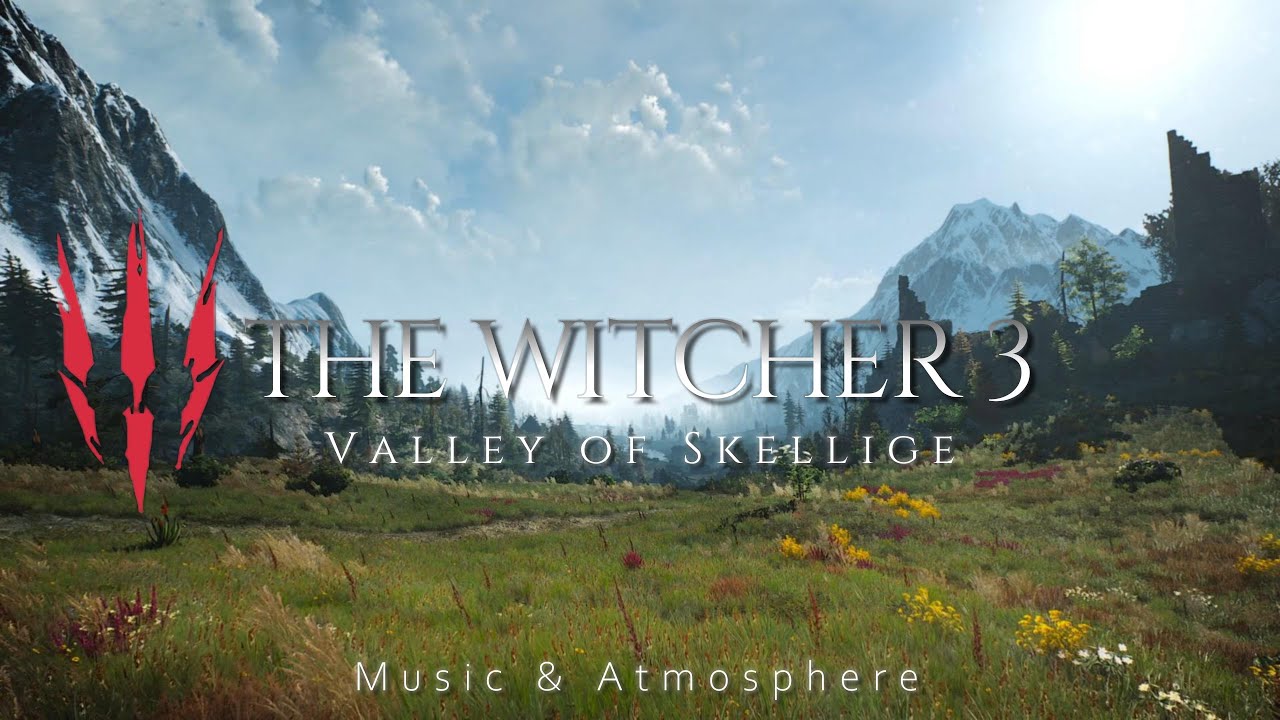 THE WITCHER 3 - Valley of Skellige | Relaxing Music Atmosphere - YouTube